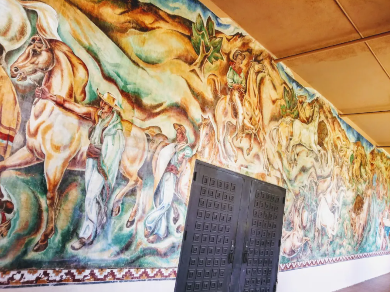 “Pastoral California”: The Story of a Mural – Fullerton History
