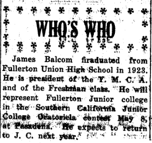 Fullerton College in 1925 – Fullerton History