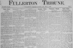 Newspaper Archives – Fullerton History