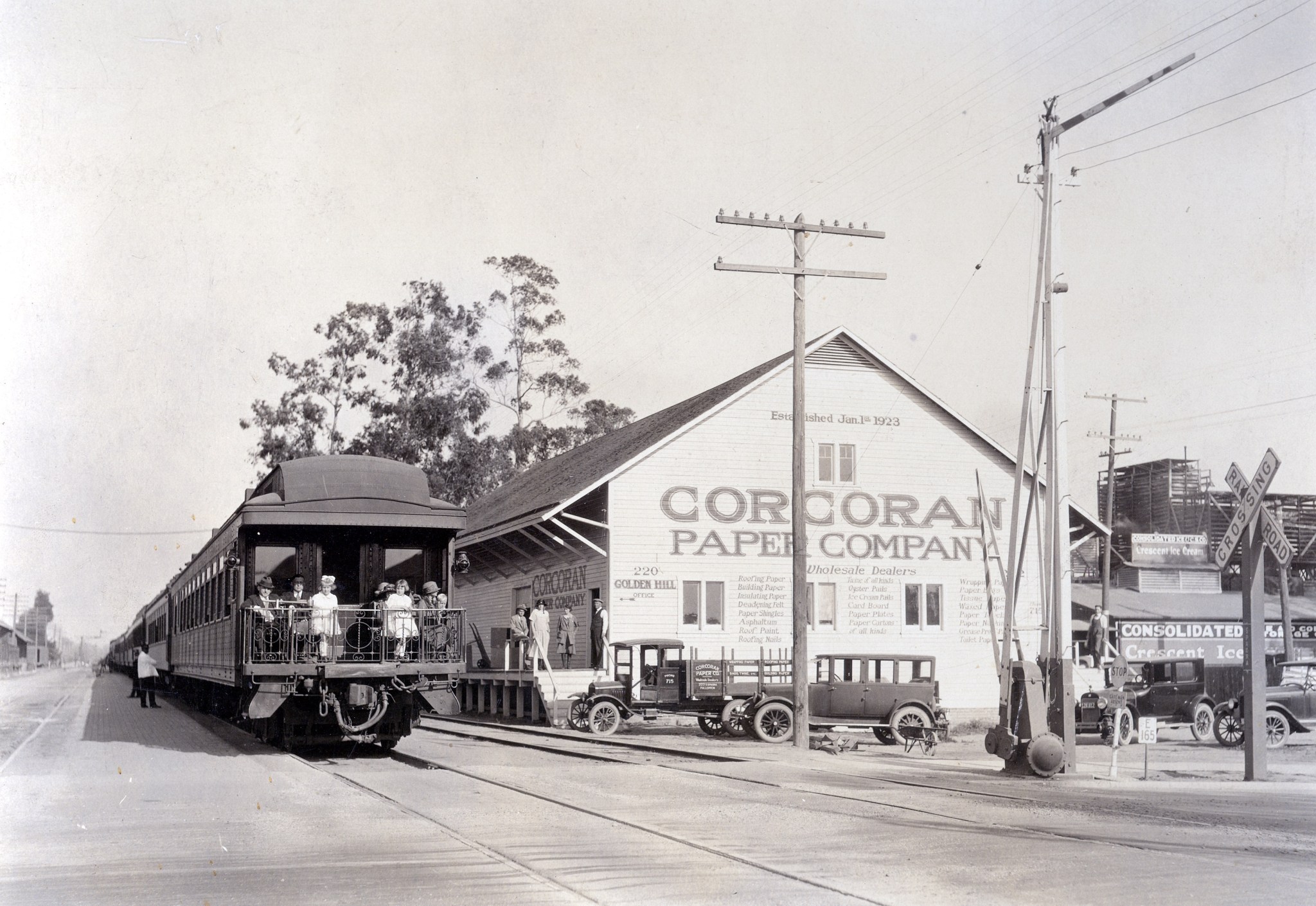 Photographs Then & Now: Concoran Paper Company/Metrolink Parking ...