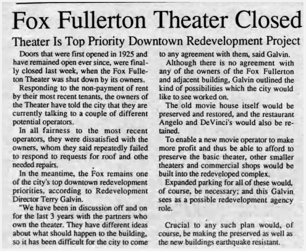 Newspaper Archives – Fullerton History