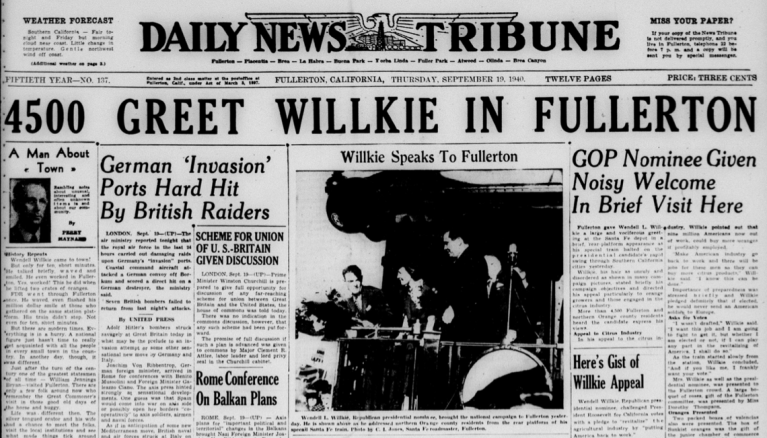 Newspaper Archives – Fullerton History